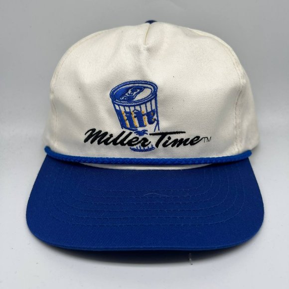 Youngan | Accessories | Vintage Miller Time Lite Beer Youngan Hat ...